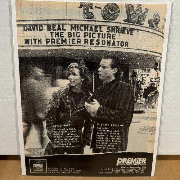 Premier Percussion | Other | David Beal Michael Shrieve Premier ...